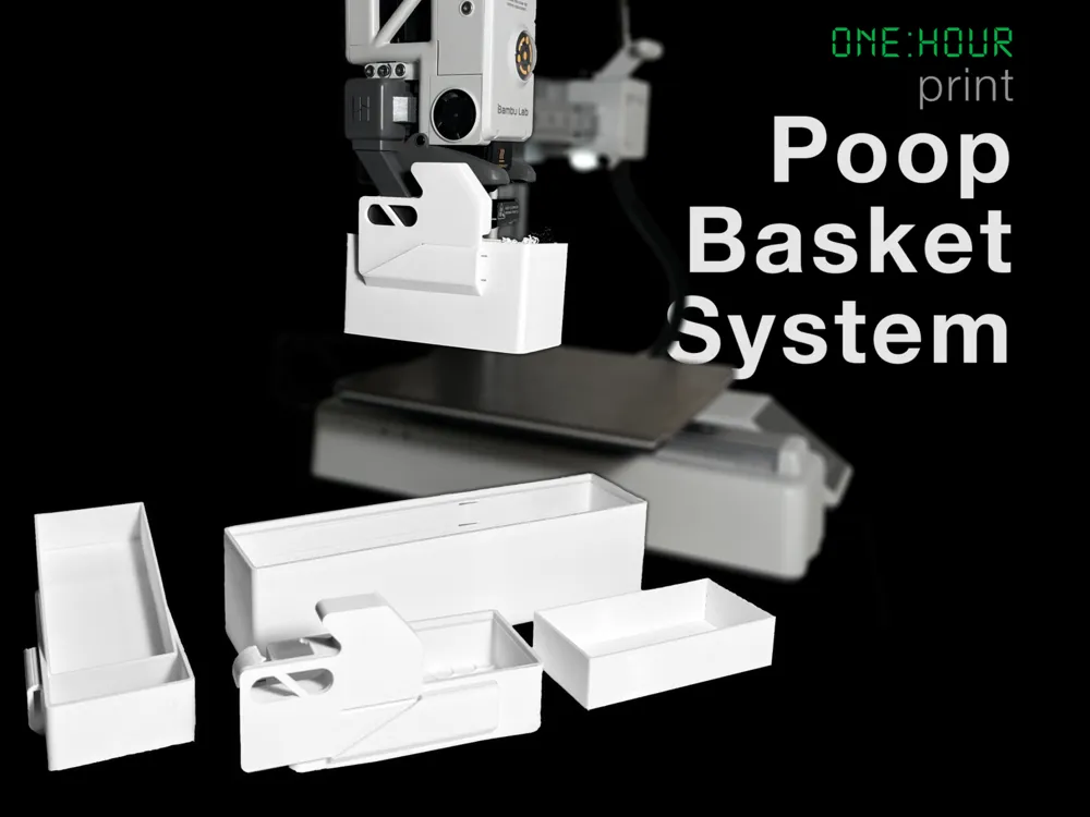 a1 mini poop bucket system chute box for A1/A1mini by 42 MakerWorld ...