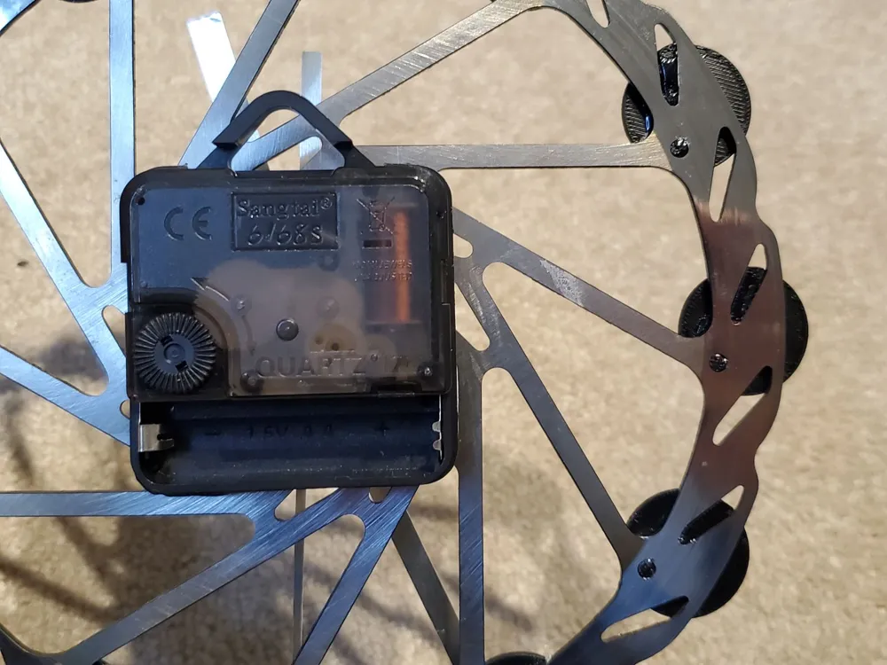 Disc Bike Rotor Clock by 26110lwcc - MakerWorld