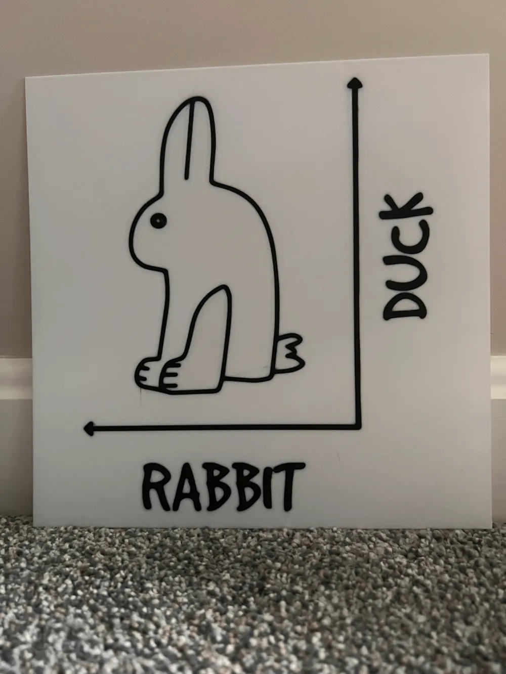 Optical Illusion - Rabbit Duck LED Lamp by BeeTee 3D - MakerWorld