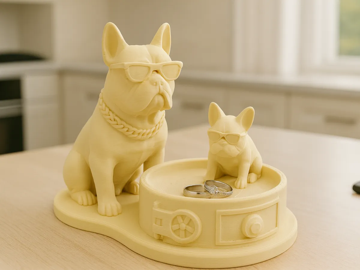 Frenchie Jewelry Security - Free 3D Print Model - MakerWorld