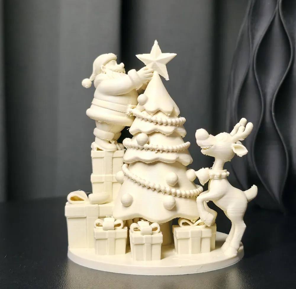 Christmas Diorama: Santa, Reindeer & Tree by wawros22 MakerWorld ...