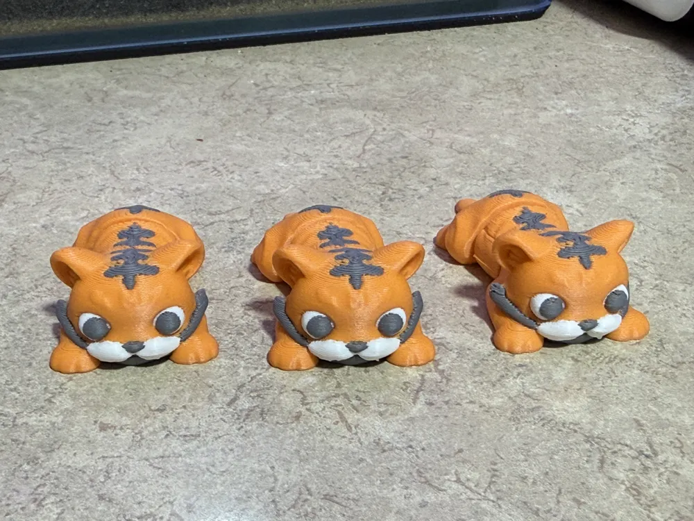 Flexi Mini TIger - Free 3D Print Model - MakerWorld