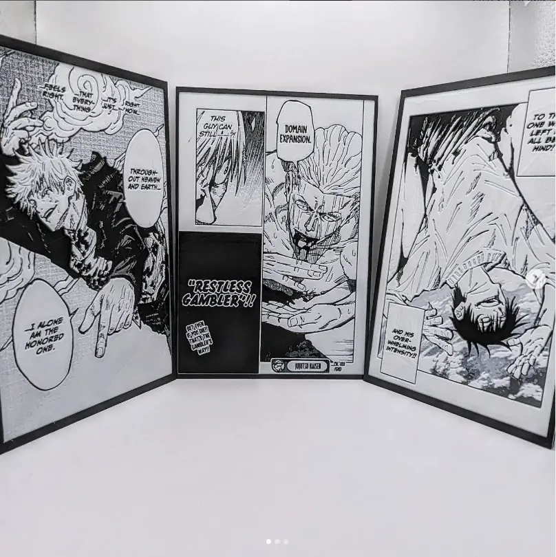 Toji Fushiguro's Intensity Hueforge 3D Manga Panel by ...