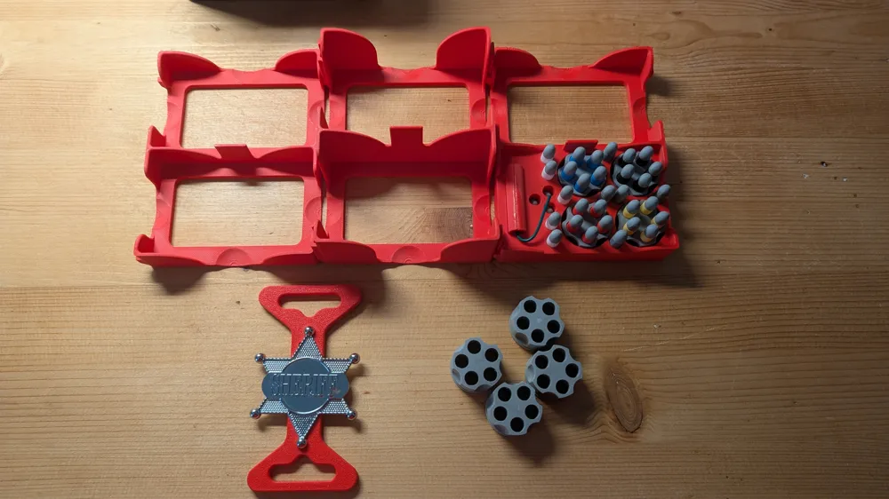 BANG! Revolver Bullet life points + Drum Holder - Free 3D Print Model ...