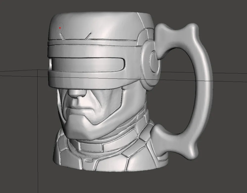 Robocop - Can Holder / Beer mug - Free 3D Print Model - MakerWorld