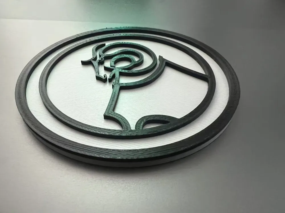 Derby County Coaster- DCFC by DSL DesignMakerWorld: Download Free 3D Models