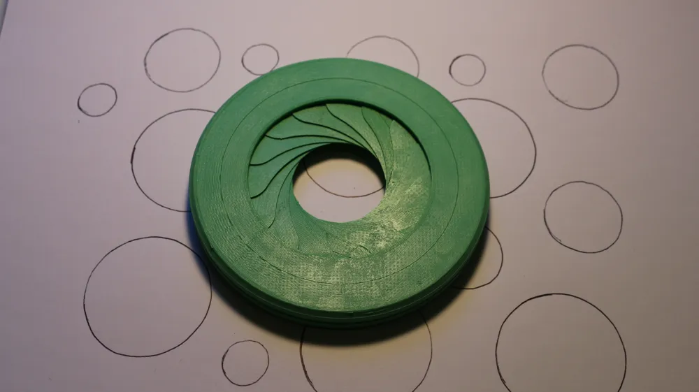 Iris compass Remixed by Printronics - MakerWorld