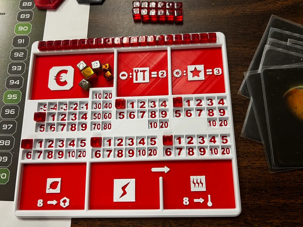 Terraforming Mars Player Tray by XmonikerX - MakerWorld