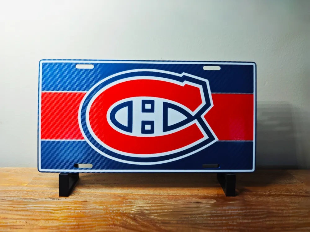 NHL Team License Plate – Montreal Canadiens by P78 MakerWorld: Download ...