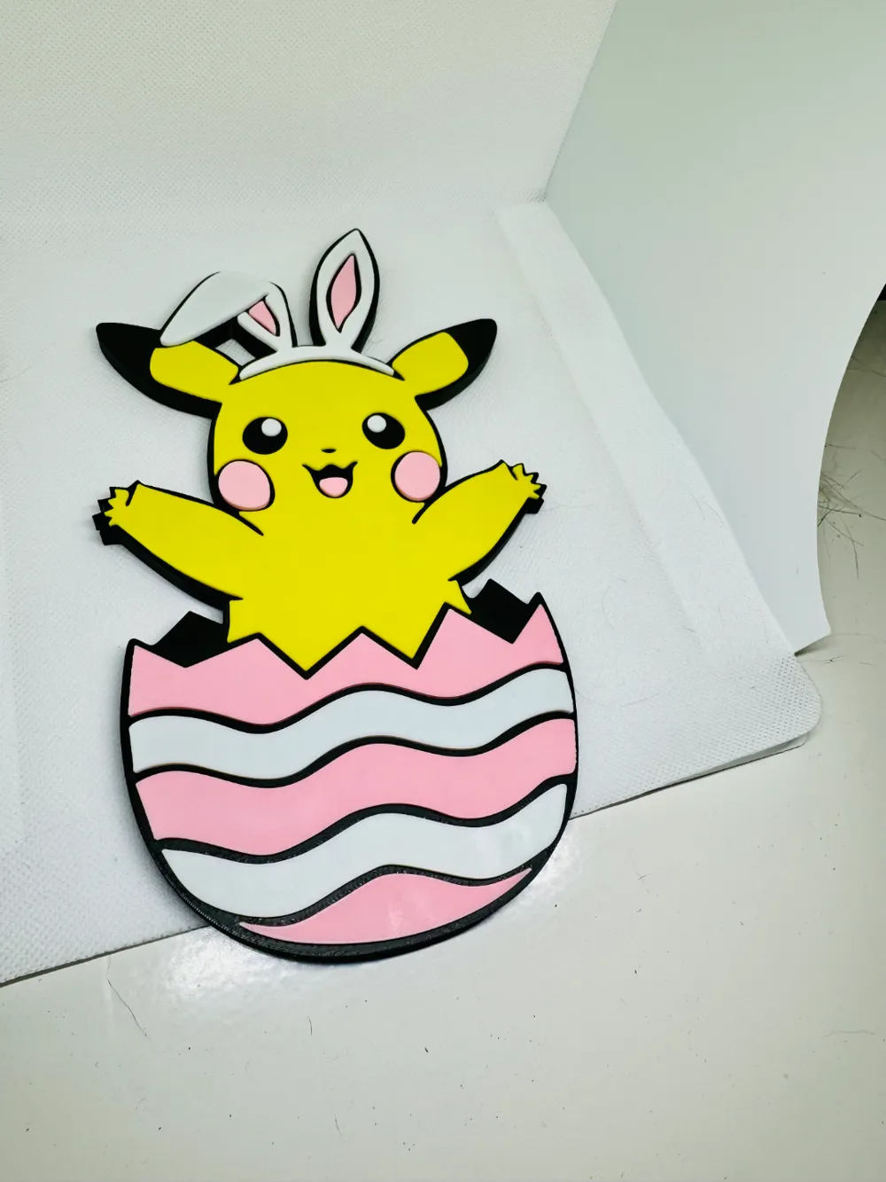 Easter Pikachu Badge/Keychain by K3DPrint - MakerWorld