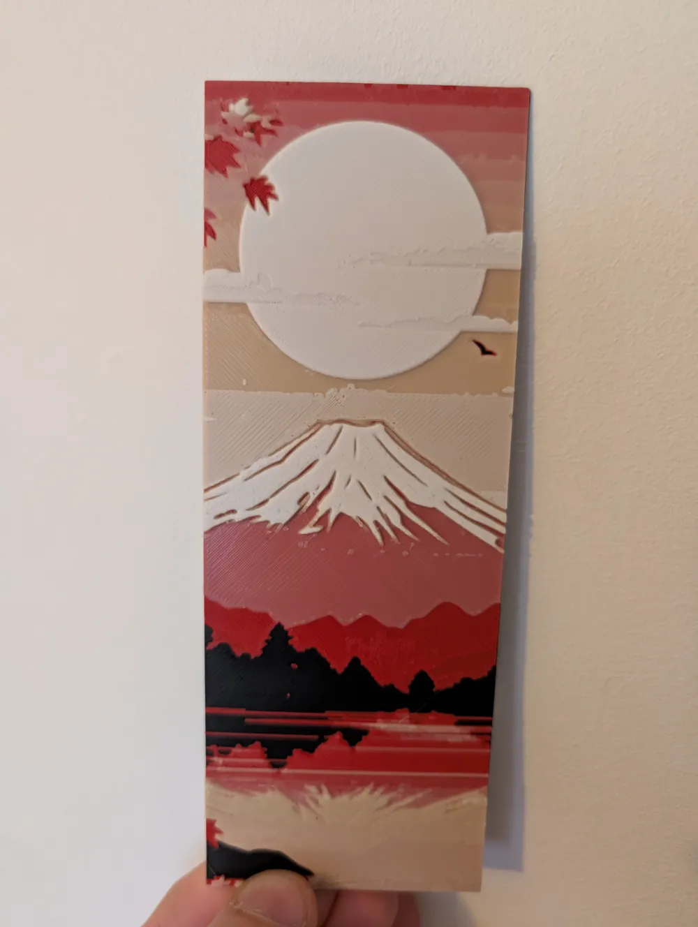 Mont Fuji Bookmark - Hueforge by LK - MakerWorld