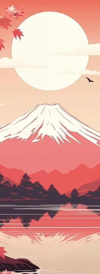 Mont Fuji Bookmark - Hueforge by LK - MakerWorld