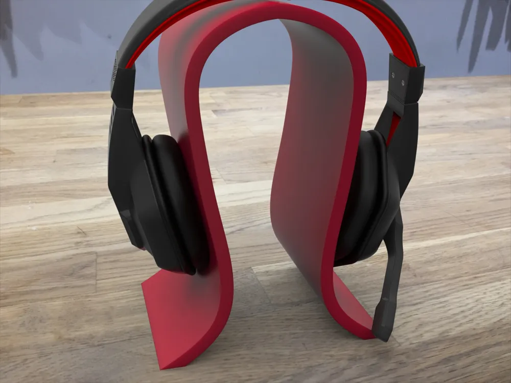 minimalist design headphone stand by extrawitz - MakerWorld