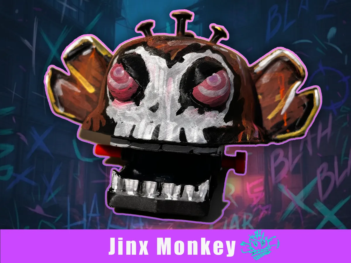 Jinx / Powder Monkey (Arcane) - Free 3D Print Model - MakerWorld