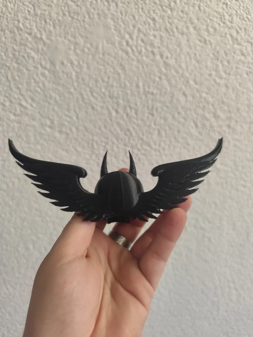 Winged demon skull - Free 3D Print Model - MakerWorld