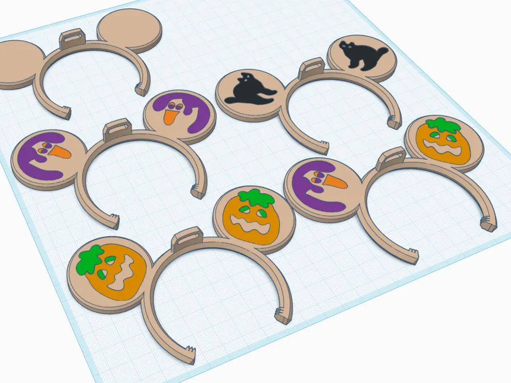 La Bubu / Pillsbury Halloween Keks Stirnband von Cryostatic MakerWorld ...