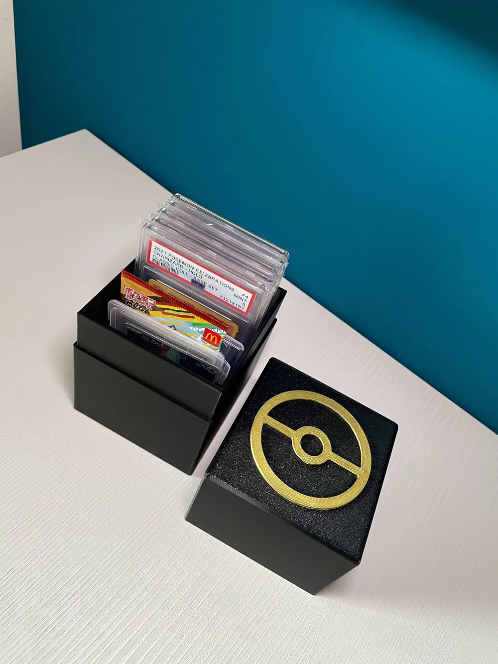 NO AMS Box for 10 PSA Pokémon Cards Pokéball by DAMA_Lab MakerWorld ...