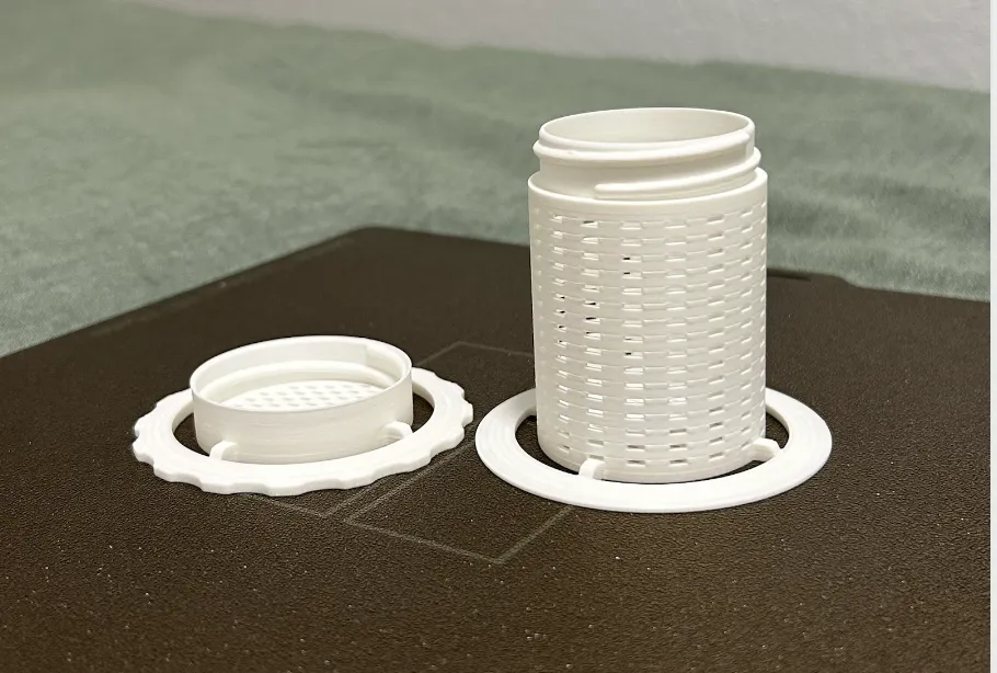 High Airflow Desiccant Holder for Bambu Lab Spool by vince MakerWorld ...
