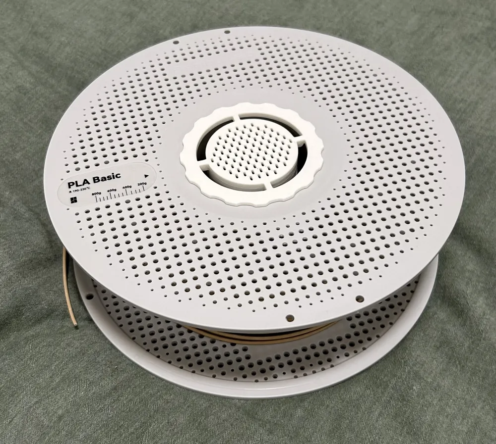 High Airflow Desiccant Holder for Bambu Lab Spool by vince MakerWorld ...