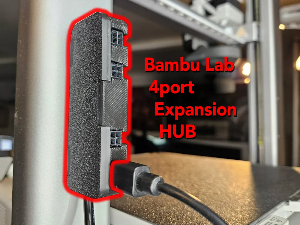 Expansion HUB 4port Case - Free 3D Print Model - MakerWorld