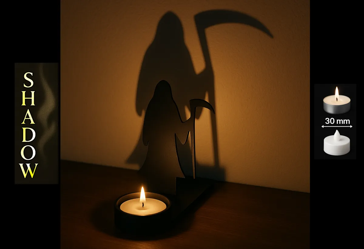 Shadow Art - Grim Reaper by Shadow_AVP_Light MakerWorld: Download Free ...