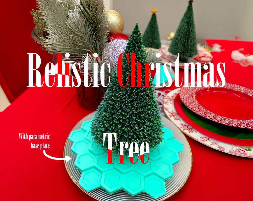 Realistic Christmas Tree Remixed by 3DMakerSpace MakerWorld: Download ...