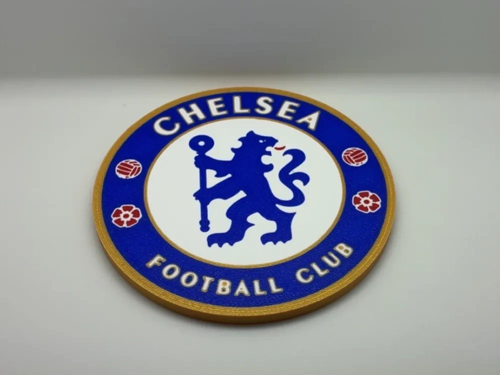 Chelsea Badge Coaster by L3D PrintForge MakerWorld: Download Free 3D Models