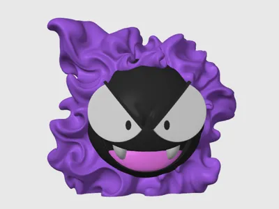 Gastly Multicolor by entroisdimensions_figurine MakerWorld: Download ...
