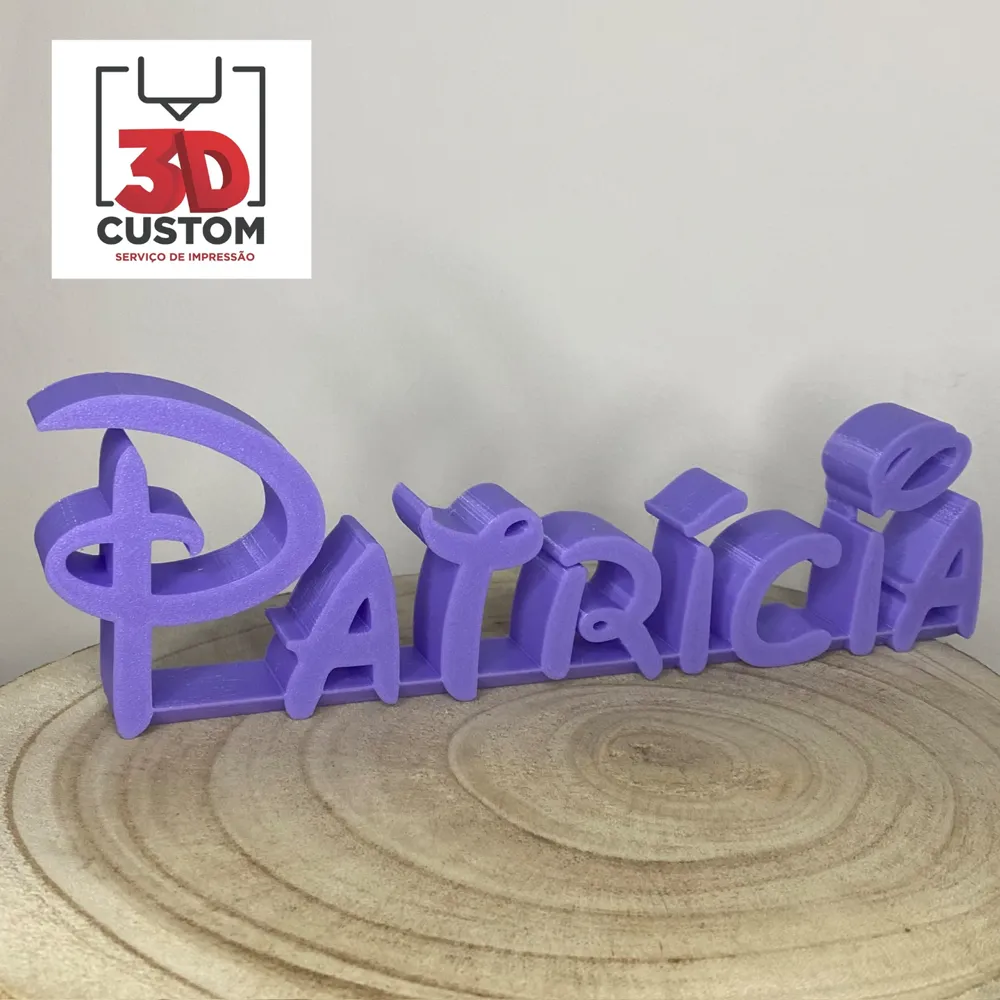 Female name plates - Disney font style by 3Dcustom.pt MakerWorld ...