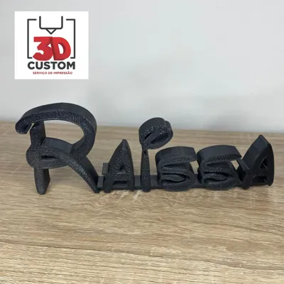 Female name plates - Disney font style by 3Dcustom.pt MakerWorld ...