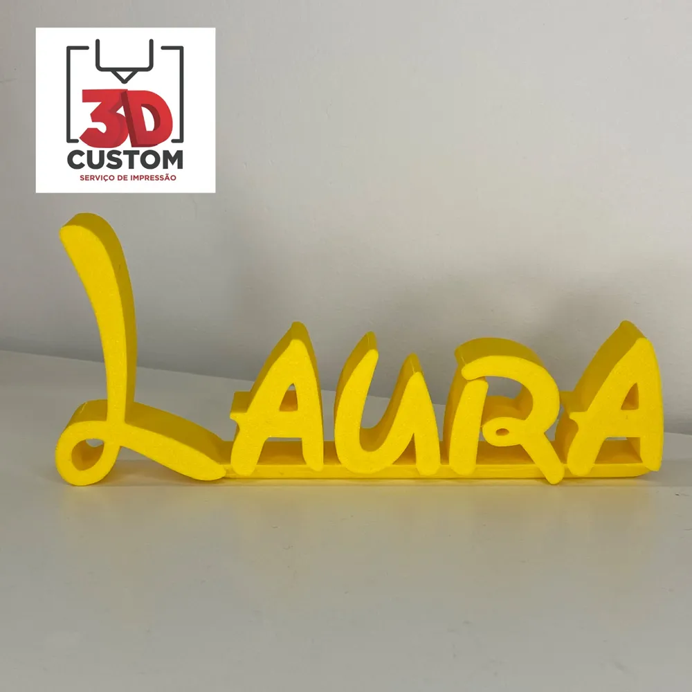 Female name plates - Disney font style by 3Dcustom.pt MakerWorld ...