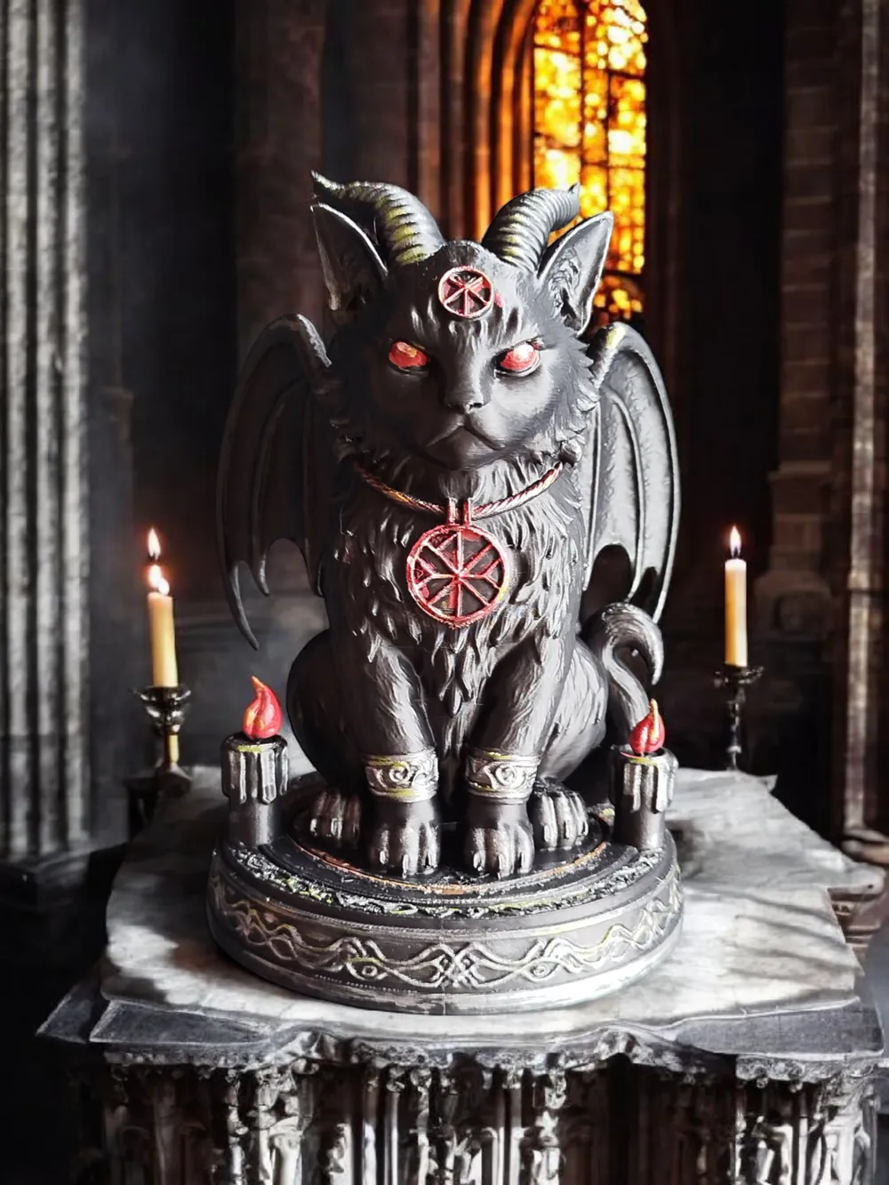 Feldaemon: Guardian of the Three Flames by Jeryoart MakerWorld: Download Free 3D Models