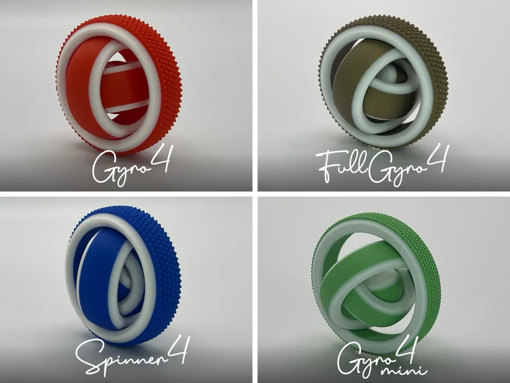 Gyro4 Tire † Fidget Spinner († Tyre) by MalcTheOracle MakerWorld ...