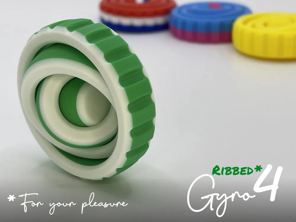 Gyro4 Tire † Fidget Spinner († Tyre) by MalcTheOracle MakerWorld ...