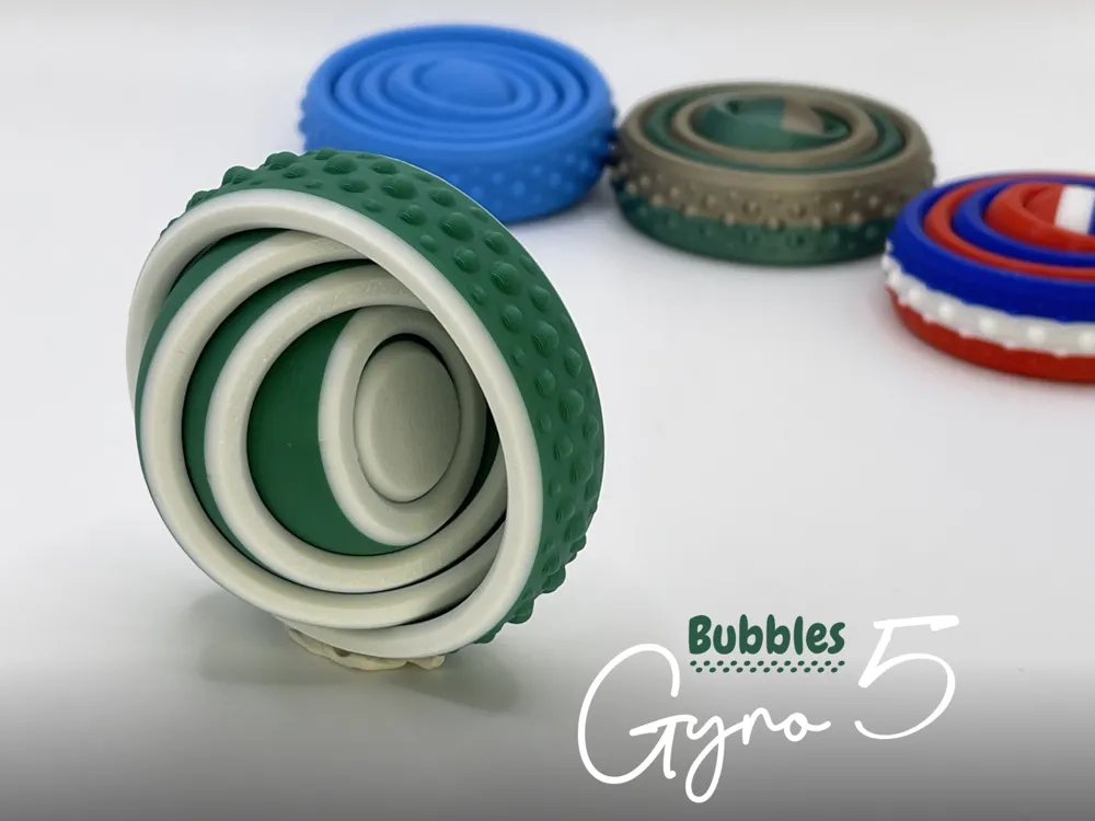 Gyro4 Tire † Fidget Spinner († Tyre) by MalcTheOracle MakerWorld ...