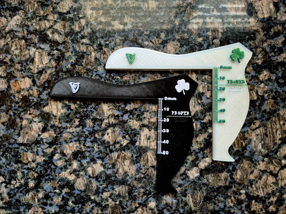 Guinness Gauge Head Ruler by Omaker22 - MakerWorld