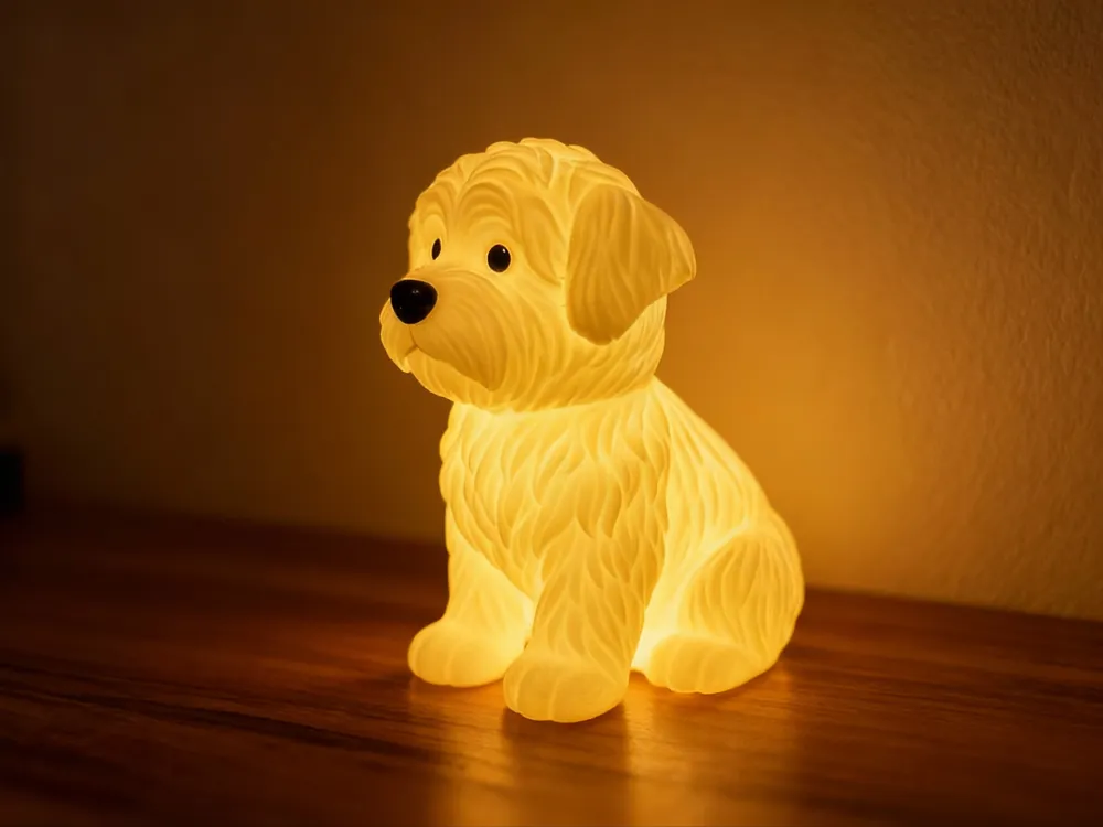 West Highland Puppy LED Candle Light - Free 3D Print Model - MakerWorld