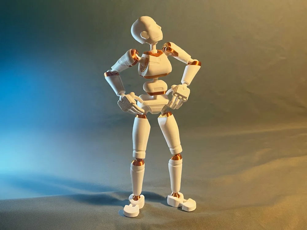 Manne - Articulated Art Reference Figure - Free 3D Print Model - MakerWorld