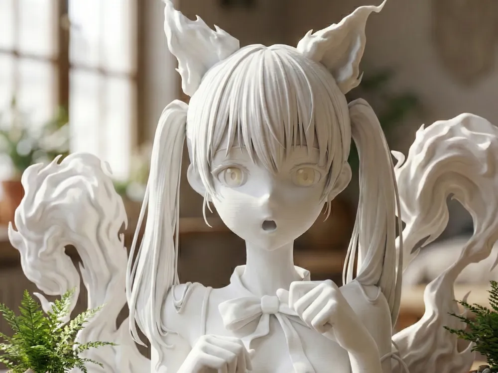 Tamaki Kotatsu Bust 3D Print Model 154 - Free 3D Print Model - MakerWorld