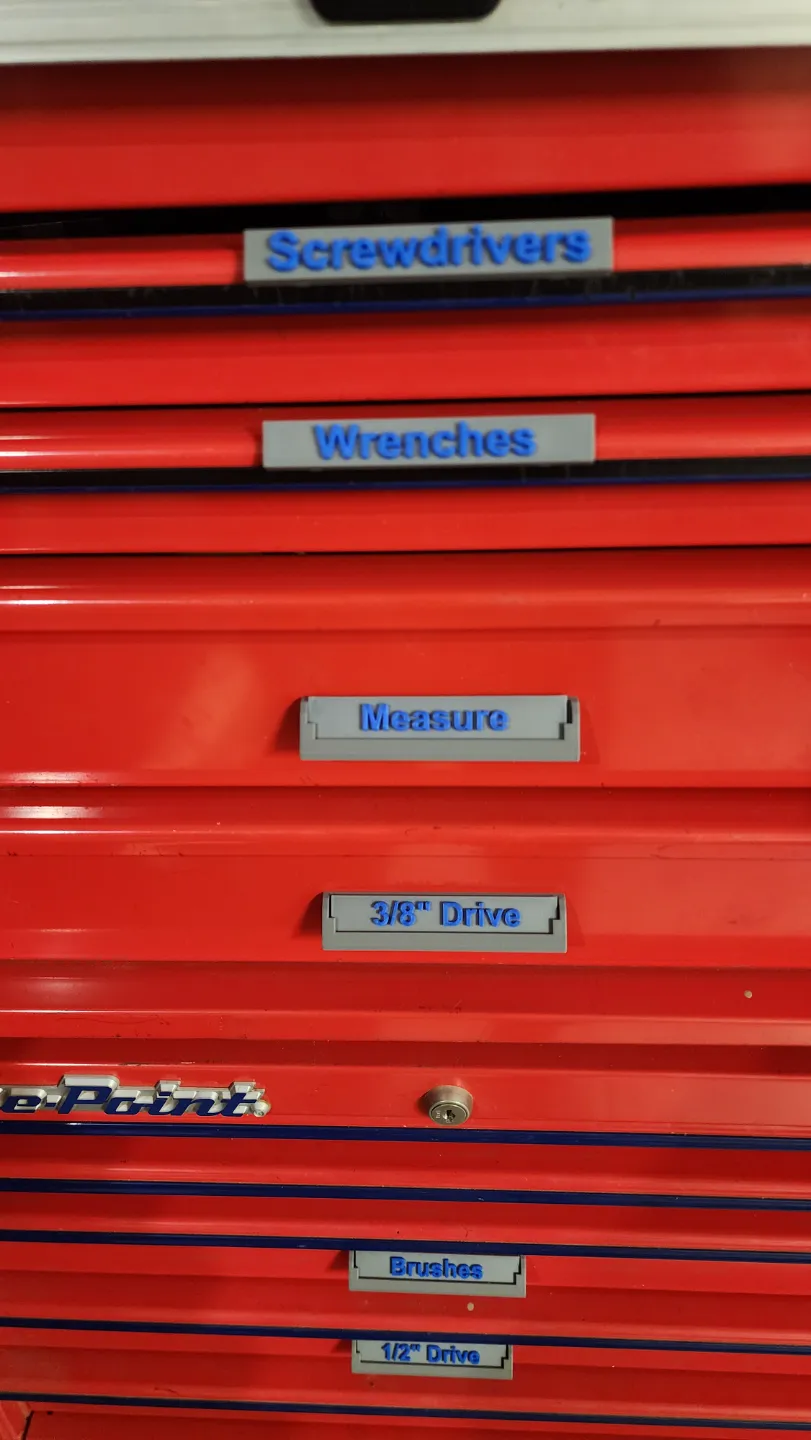 Angled Toolbox Labels by JohnT MakerWorld: Download Free 3D Models