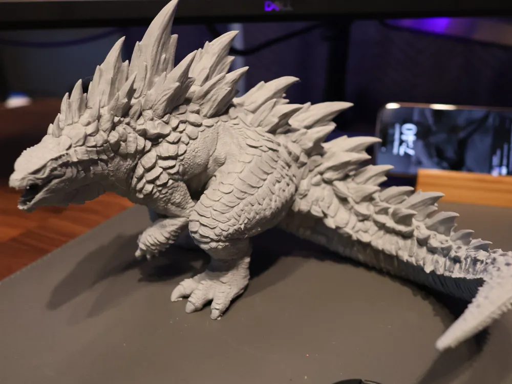 Godzilla, updated legs position and is adorable!! - Free 3D Print Model ...