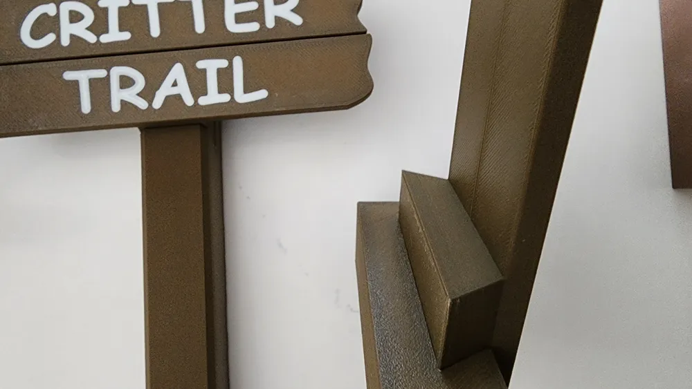 Critter Crossing Sign Post by 3Dja MakerWorld: Download Free 3D Models