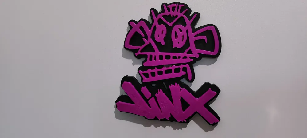 Jinx Monkey Arcane (Calamita, Cornice, Logo) by ValeQQ MakerWorld ...
