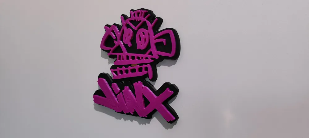 Jinx Monkey Arcane (Calamita, Cornice, Logo) by ValeQQ MakerWorld ...