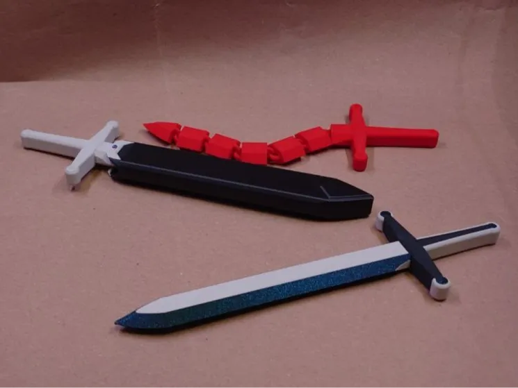 Un-Flexi Sword by Welding Jar MakerWorld: Download Free 3D Models