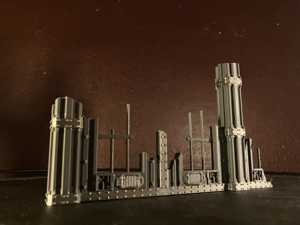Gothic Urban Ruin 7 Wargame Terrain by Wernstrom Designs MakerWorld ...