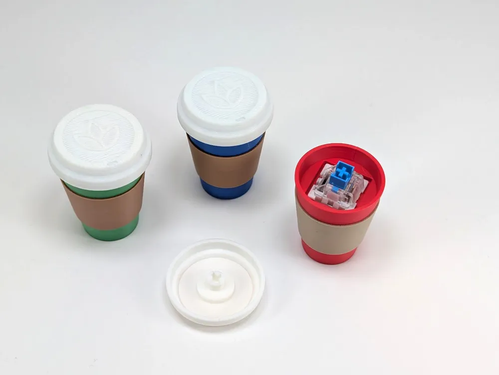 Cherry MX Coffee Clicker - Free 3D Print Model - MakerWorld