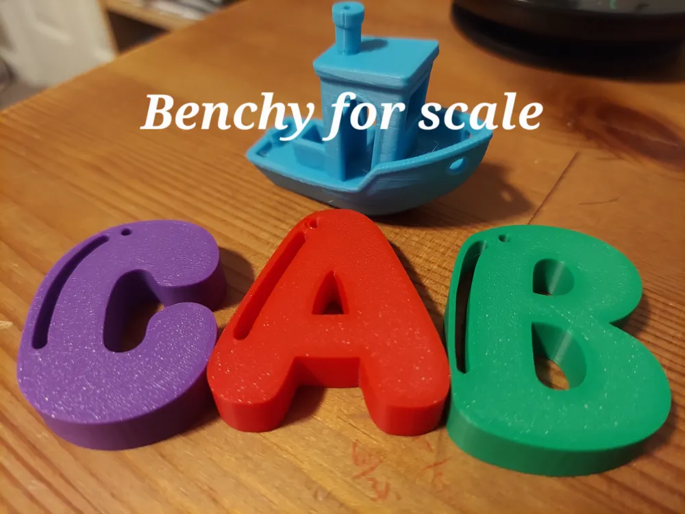 BUBBLE ALPHABET Fridge Magnets by Emma_Samuel - MakerWorld