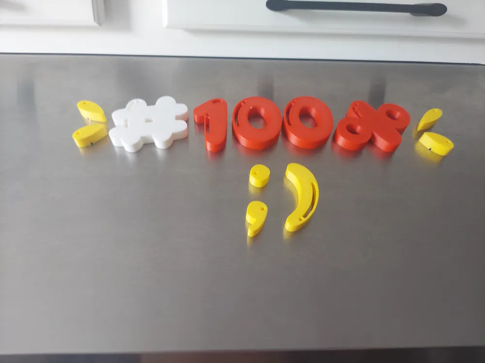 BUBBLE ALPHABET Fridge Magnets by Emma_Samuel - MakerWorld