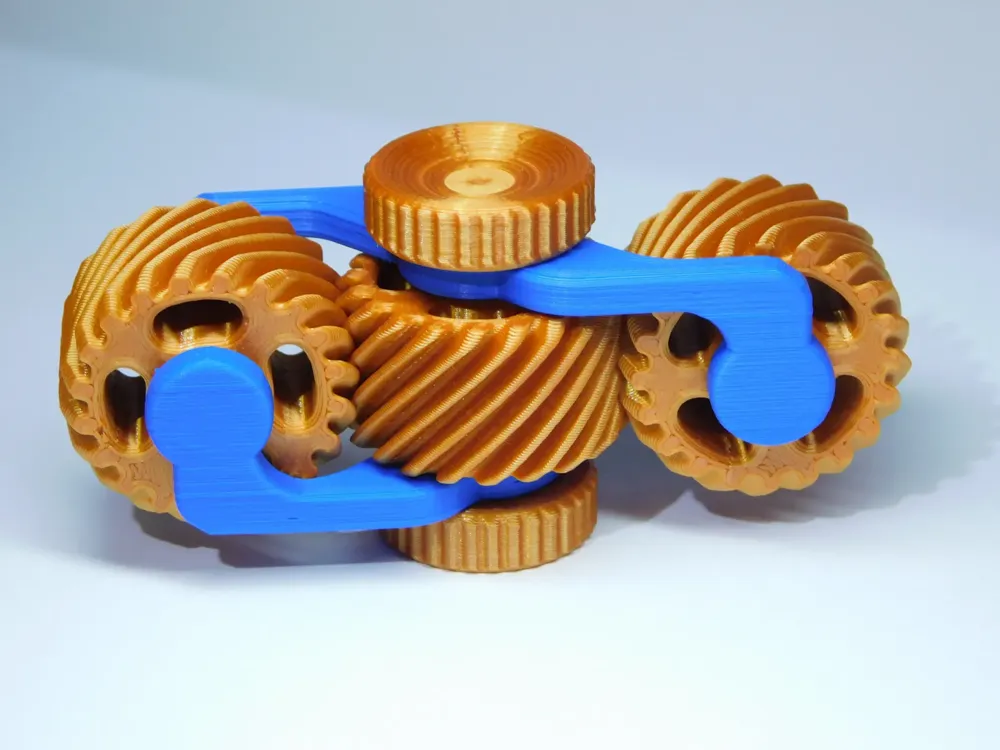 Dual helix gear spinner by Thorin Oakenshield MakerWorld: Download Free ...